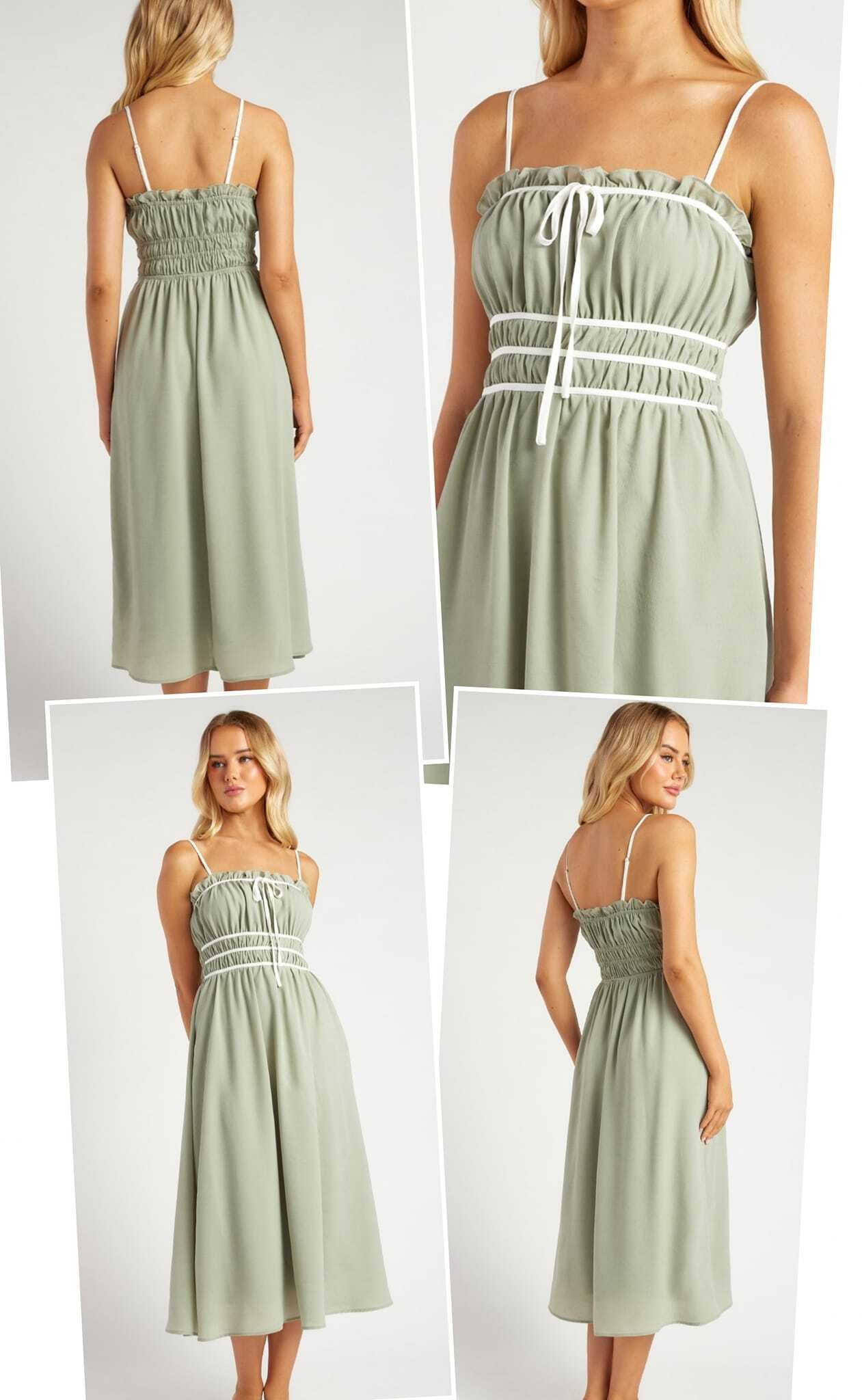 Amber Chiffon Midi Dress | Unique Layers Store